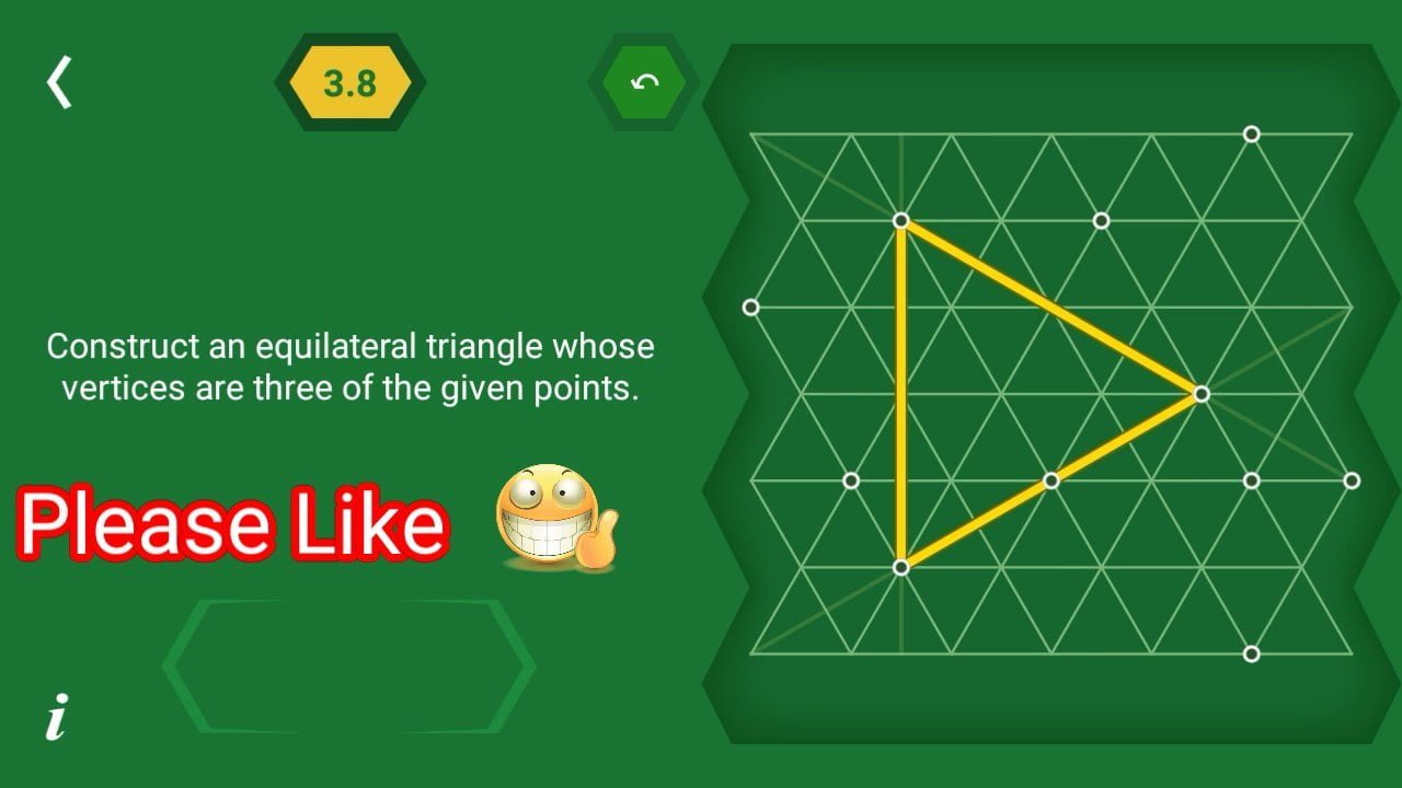 Pythagorea 60° Equilateral Triangle Level (3.1-3.11) Solutions/Answers ...