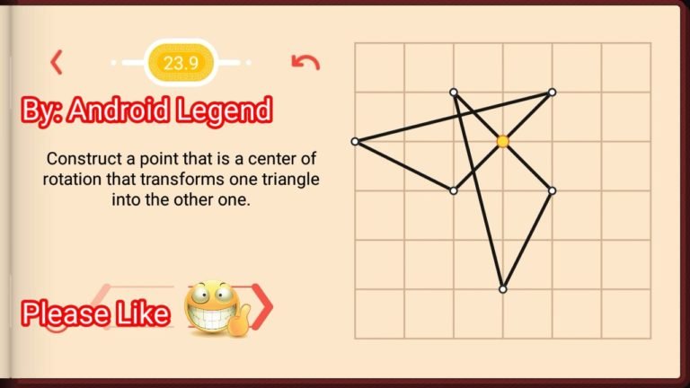 Pythagorea Level 23.9 Answer Solution [Rotation] » Puzzle Game Master
