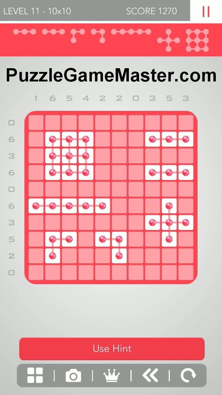 Logic Dots 2 10×10 Level 11 Hints and Answer » Puzzle Game Master
