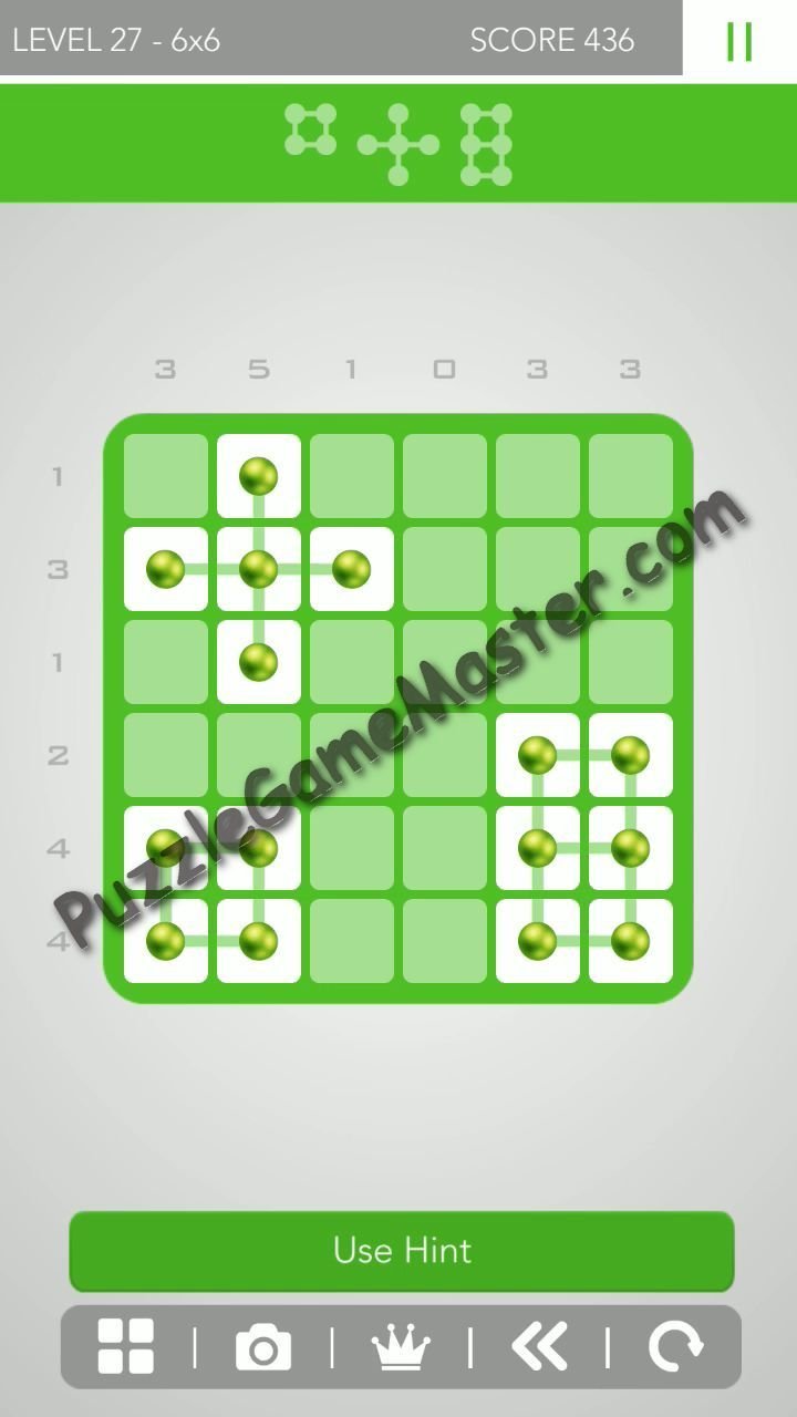 Logic Dots 2 6×6 Level 27 Hints and Answer » Puzzle Game Master