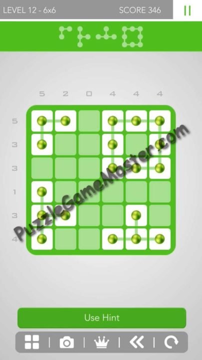 Logic Dots 2 6×6 Level 12 Hints and Answer » Puzzle Game Master