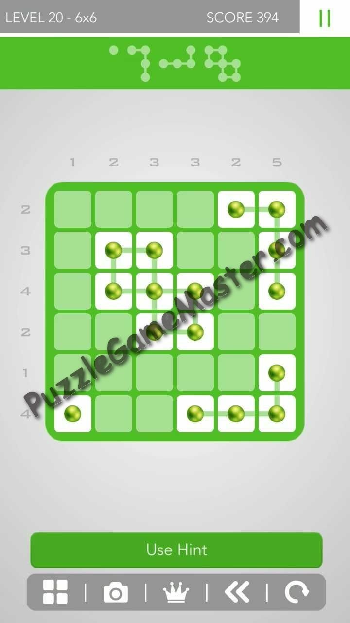 Logic Dots 2 6×6 Level 20 Hints and Answer » Puzzle Game Master