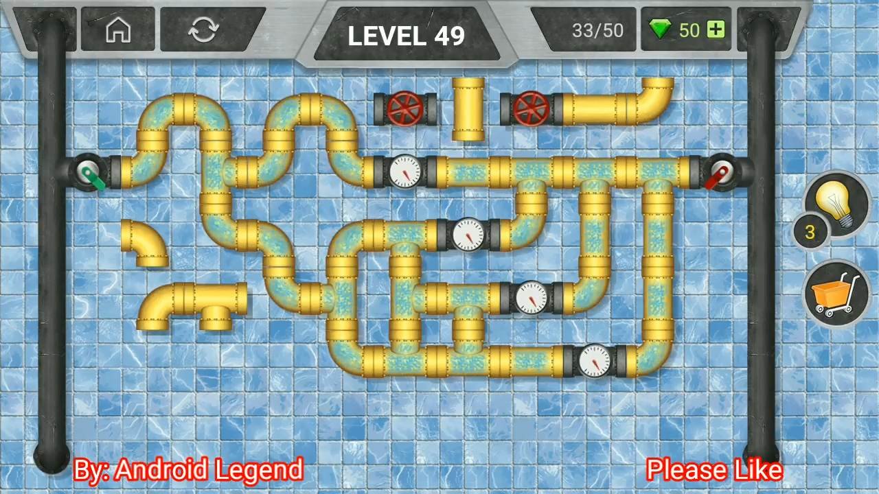 Pipeline Level 49 Hint Answer Solution Android » Puzzle Game Master