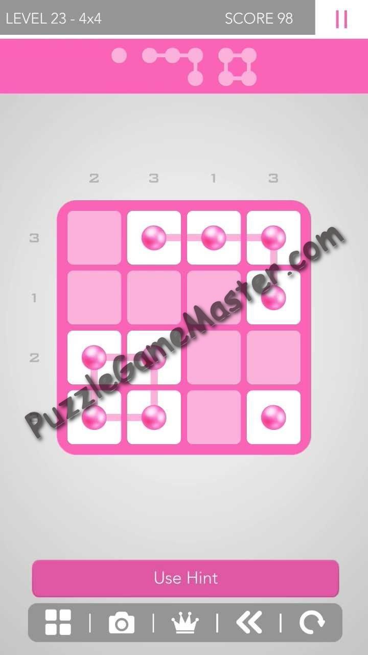 Logic Dots 2 4×4 Level 23 Hints and Answer » Puzzle Game Master