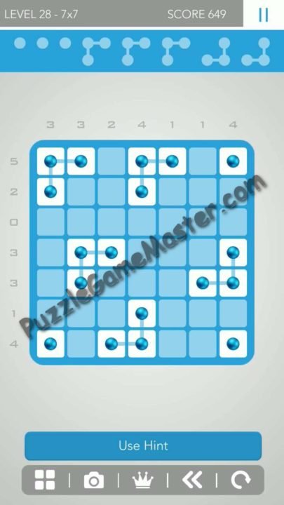 Logic Dots 2 7×7 Level 28 Hints and Answer » Puzzle Game Master