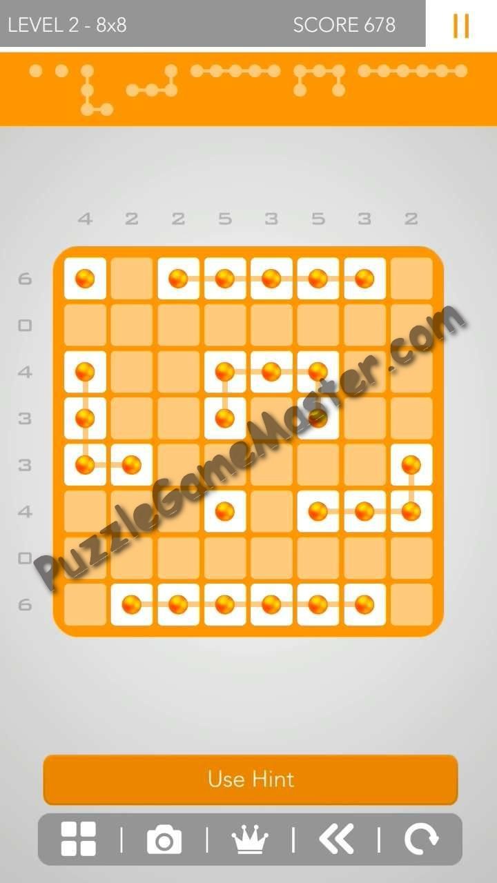 Logic Dots 2 8×8 Level 2 Hints and Answer » Puzzle Game Master