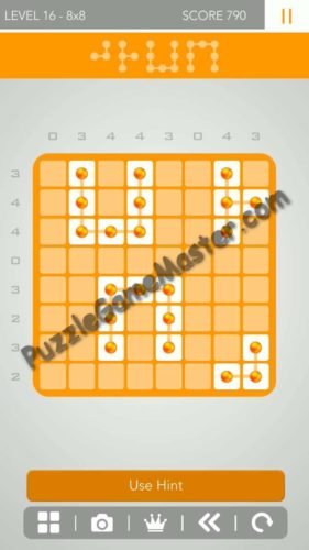 Logic Dots 2 8×8 Level 16 Hints and Answer » Puzzle Game Master