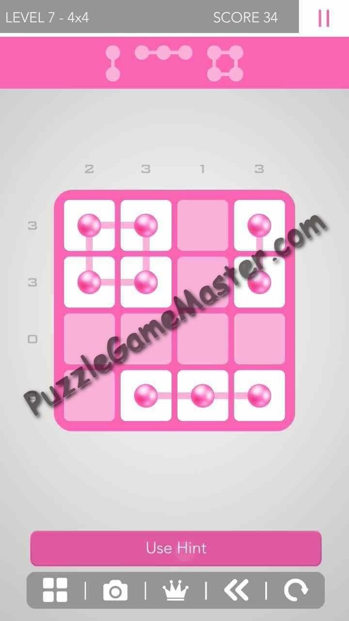 Logic Dots 2 4×4 Level 7 Hints and Answer » Puzzle Game Master
