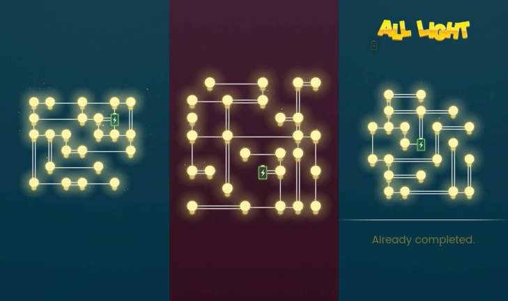 All Light : Pack H Level (1 2 3 4 5 6 7 8 9 10) Solutions » Puzzle Game ...