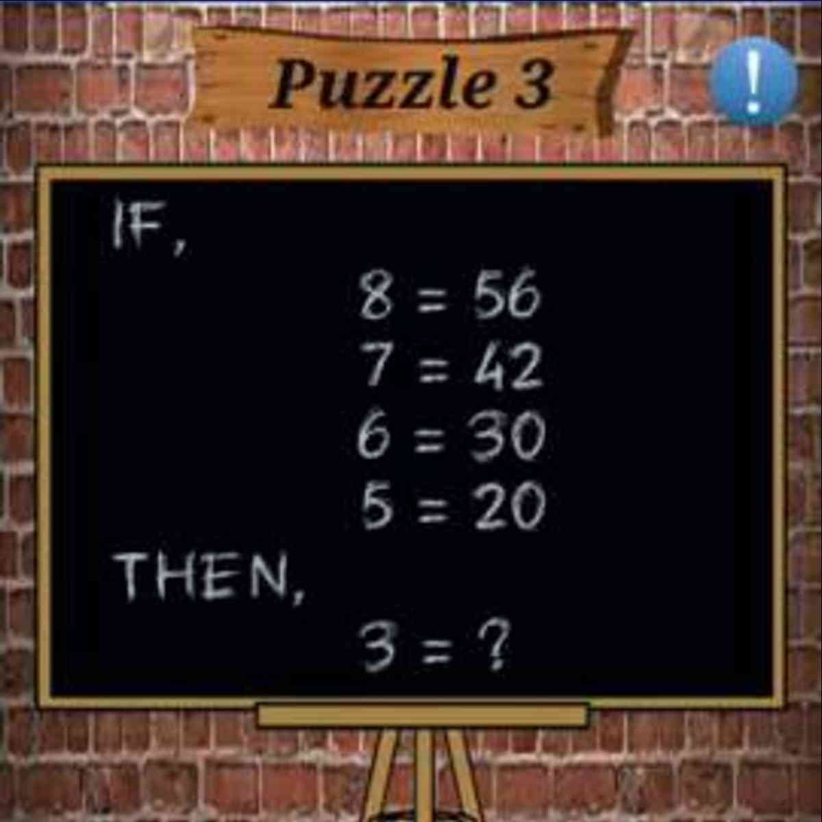 Math Puzzles Game Level 3 Answer with Solution » Puzzle Game Master