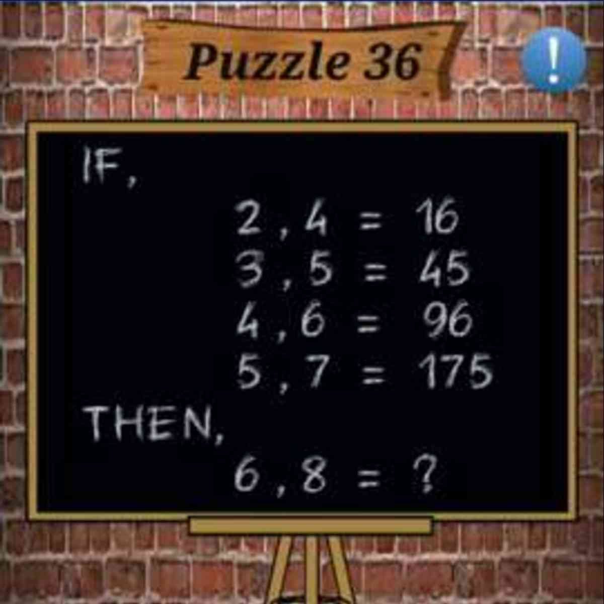 Math Puzzles Game Level 35 Answer with Solution » Puzzle Game Master