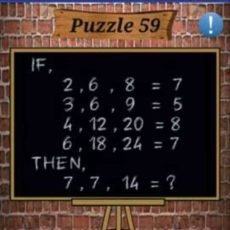 Math Puzzles Game Level 59 Answer with Solution » Puzzle Game Master