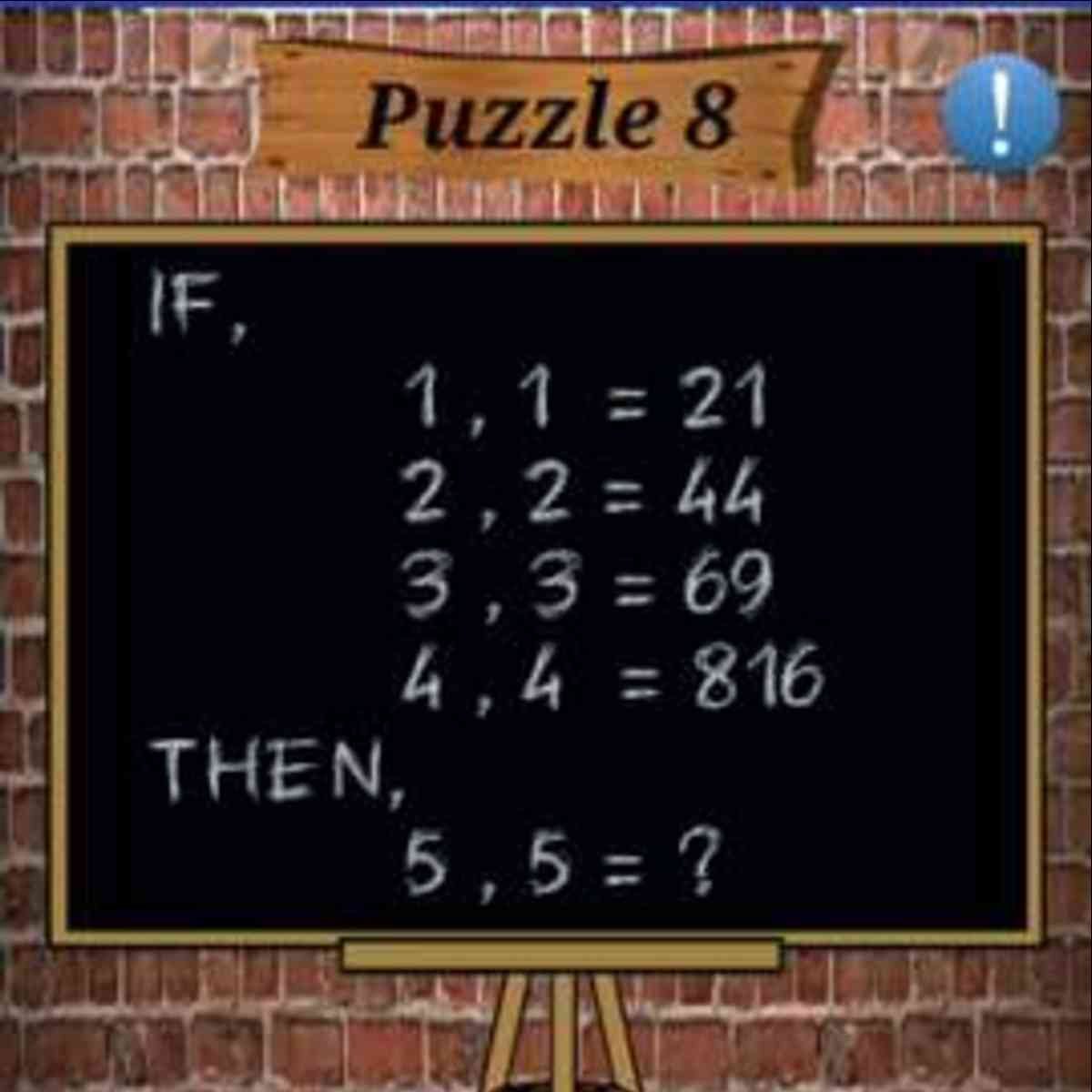Math Puzzles Game Level 8 Answer with Solution » Puzzle Game Master