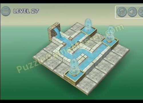 Flow Water Fountain Hard Level 27 Solution » Puzzle Game Master
