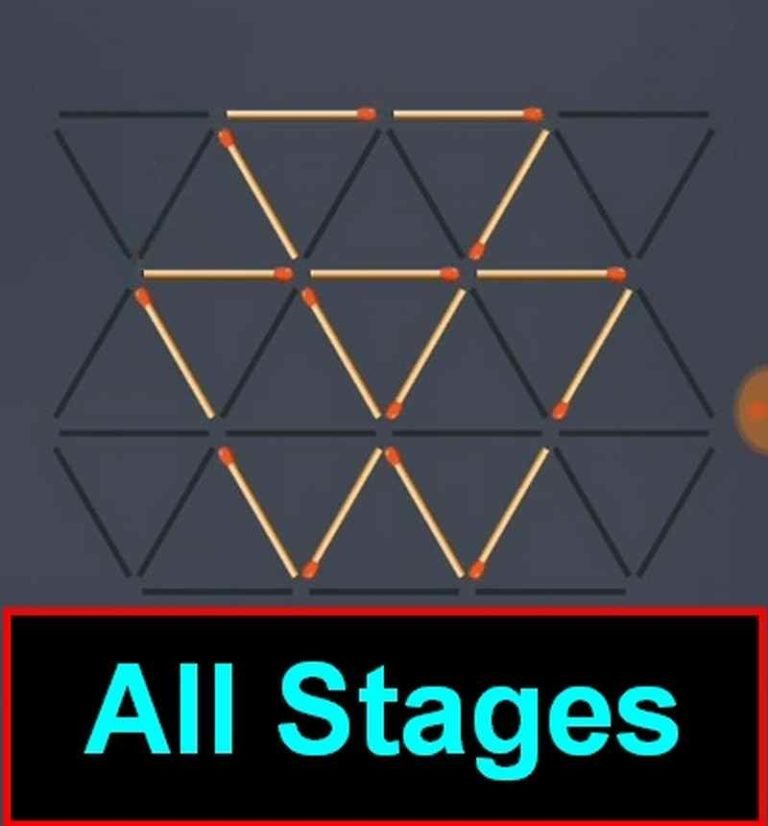 Matchstick Puzzle King Solutions [All Stage] » Puzzle Game Master