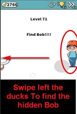 Brain Puzzle IQ Challenge Level 71 (Find Bob) Solution » Puzzle Game Master