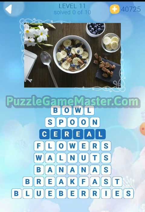 Sunny Words Level 11 Answers [All Images] » Puzzle Game Master