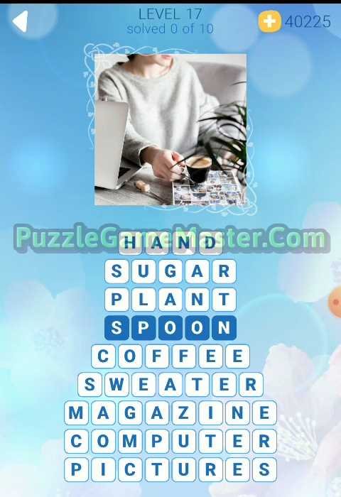 Sunny Words Level 17 Answers [All Images] » Puzzle Game Master