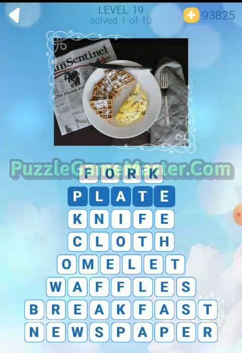 Sunny Words Level 19 Answers [All Images] » Puzzle Game Master