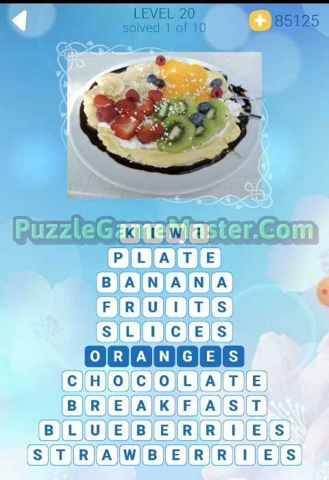 Sunny Words Level 20 Answers [All Images] » Puzzle Game Master