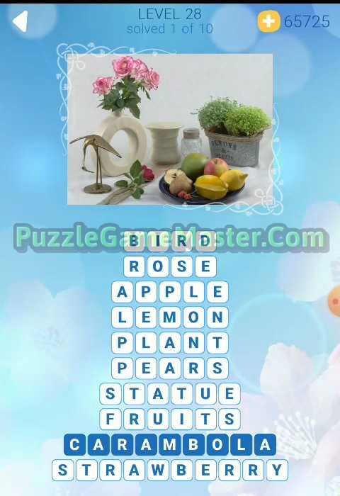 Sunny Words Level 28 Answers [All Images] » Puzzle Game Master