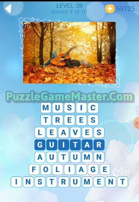 Sunny Words Level 28 Answers [All Images] » Puzzle Game Master