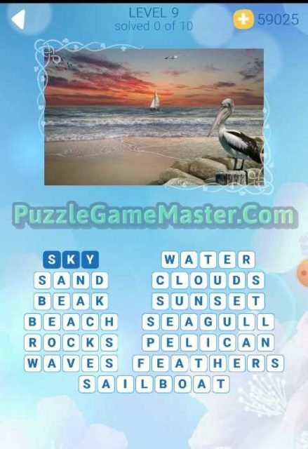 Sunny Words Level 9 Answers [All Images] » Puzzle Game Master