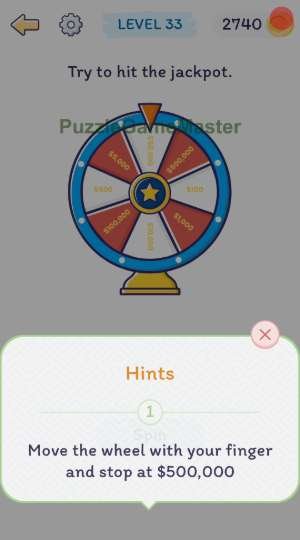 Smart Brain Level 33 [Try to hit the jackpot] Answer » Puzzle Game Master
