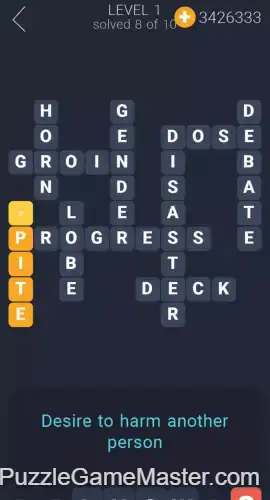 Crosswords For You Level 1-9 Answers » Puzzle Game Master