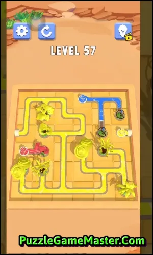 Water Connect Flow Level 57 Solution Walkthrough » Puzzle Game Master