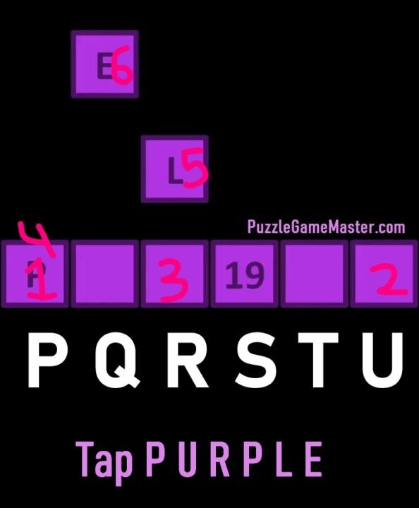 Purple Level 19 Solution Answer [Step By Step Guide] » Puzzle Game Master